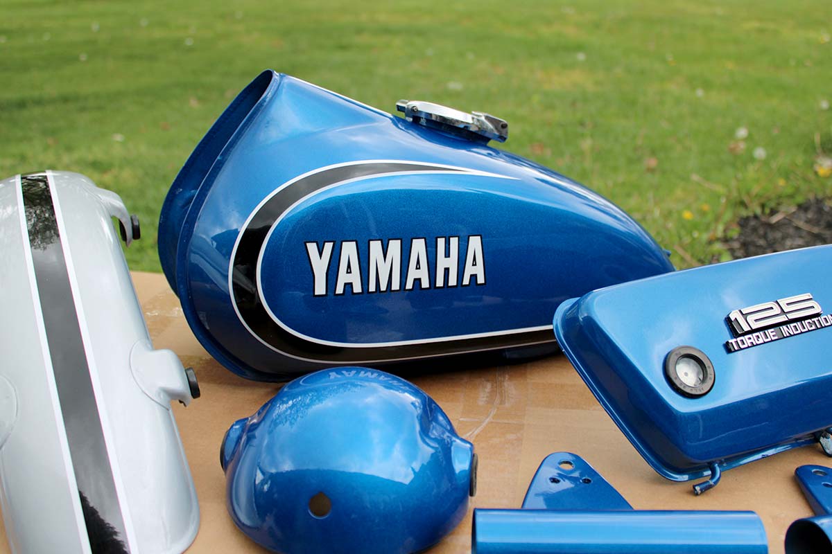 Yamaha Brigade Blue Motorcycle Paint – Motorcycle Symmetry